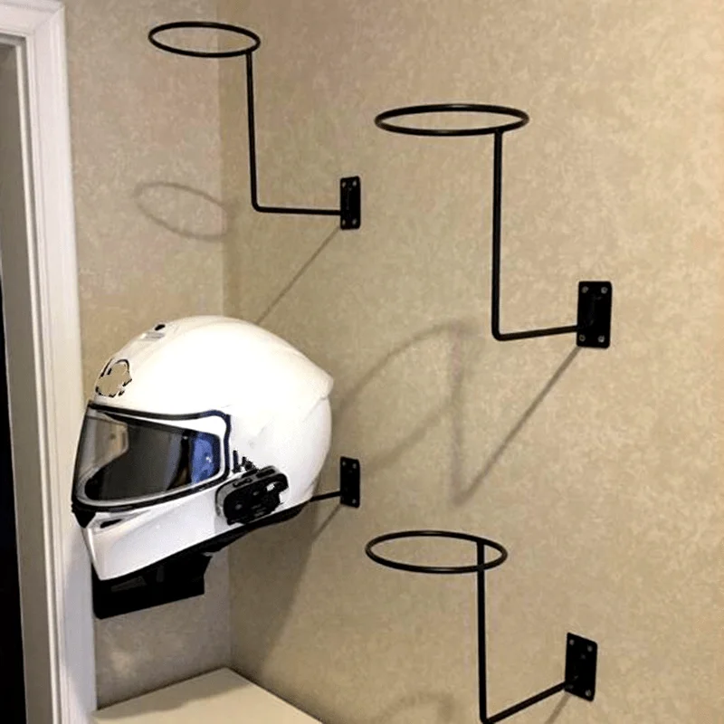 1pc Motorcycle helmet hook jacket hanger display wall-mounted ...
