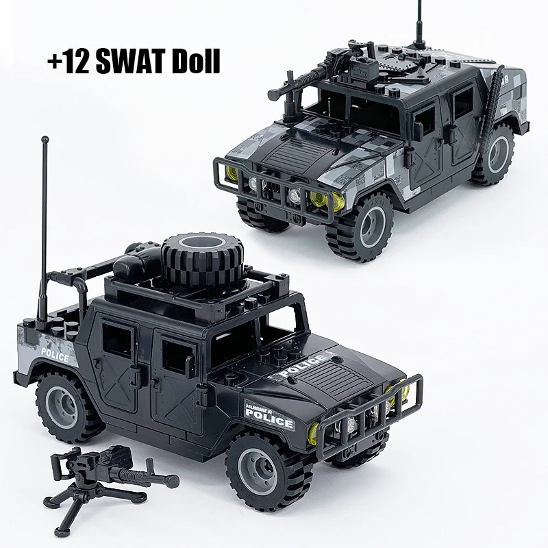 12pcs-SWAT-Special-Force-Soldier-Military-Jeeps-Car-Vehicle-Model ...