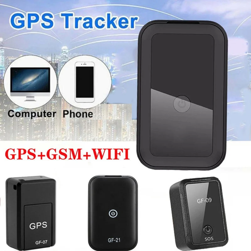 Minirastreador GPS para coche, localizador con WIFI + GPS + LBS, dispositivo antirrobo ...
