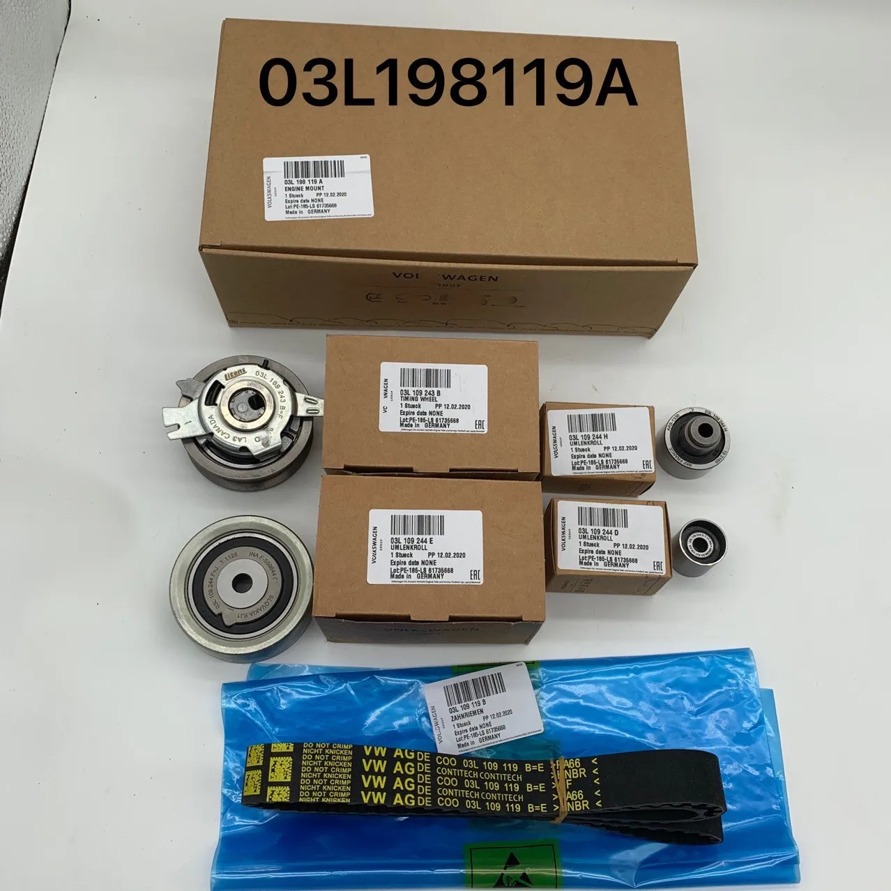 Engine-Timing-Tensioner-belt-kit-5300550100-03L198119A-03L198119B ...