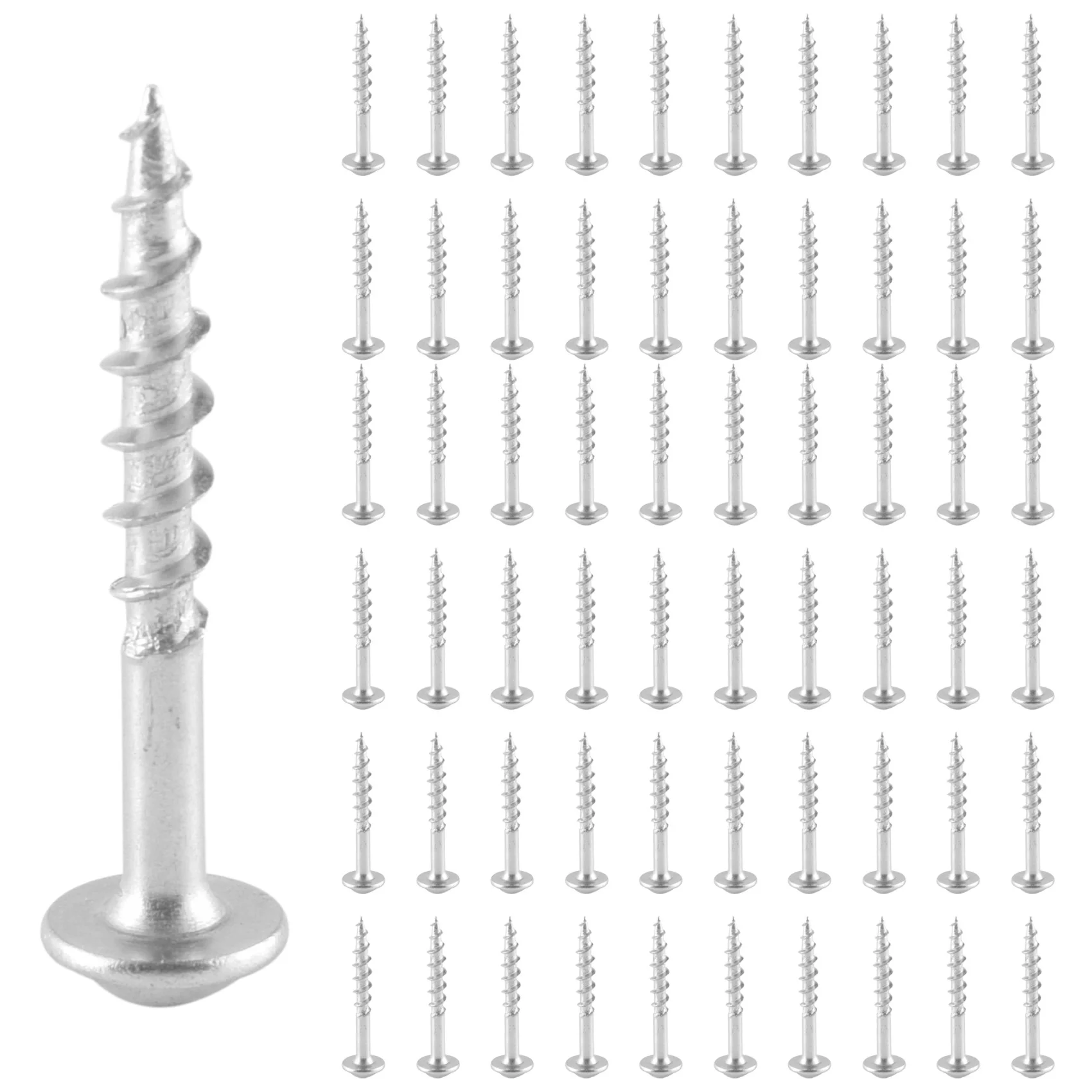 100Pcs-Woodworking-32mm-Pocket-Hole-Screws-PH2-Cross-Driver-Head-Self ...