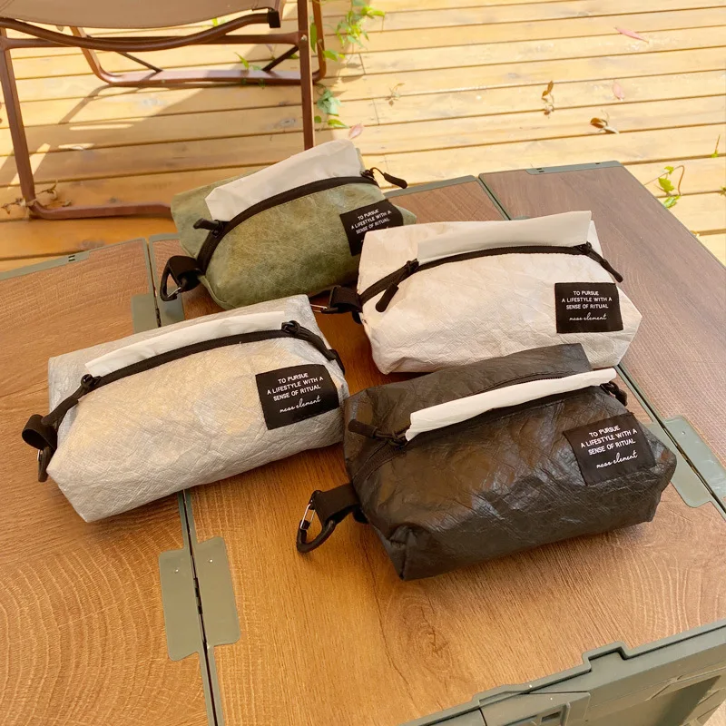 Water repellent DuPont Paper Tissue Case Bag with Elastic Band Car ...