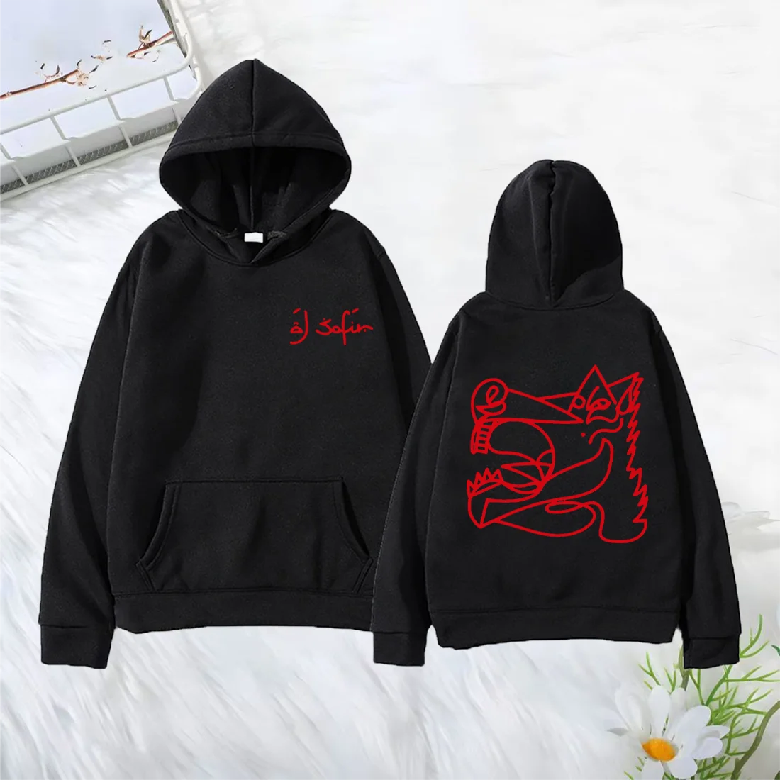 Rapper Al Safir Tour Graphics Hoodie Men Women harajuku hip hop ...