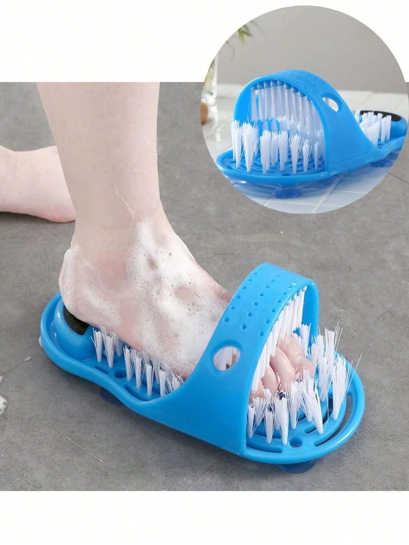 1PC-Shower-Foot-Scrubber-Massager-Cleaner-Spa-Exfoliating-Washer-Wash ...