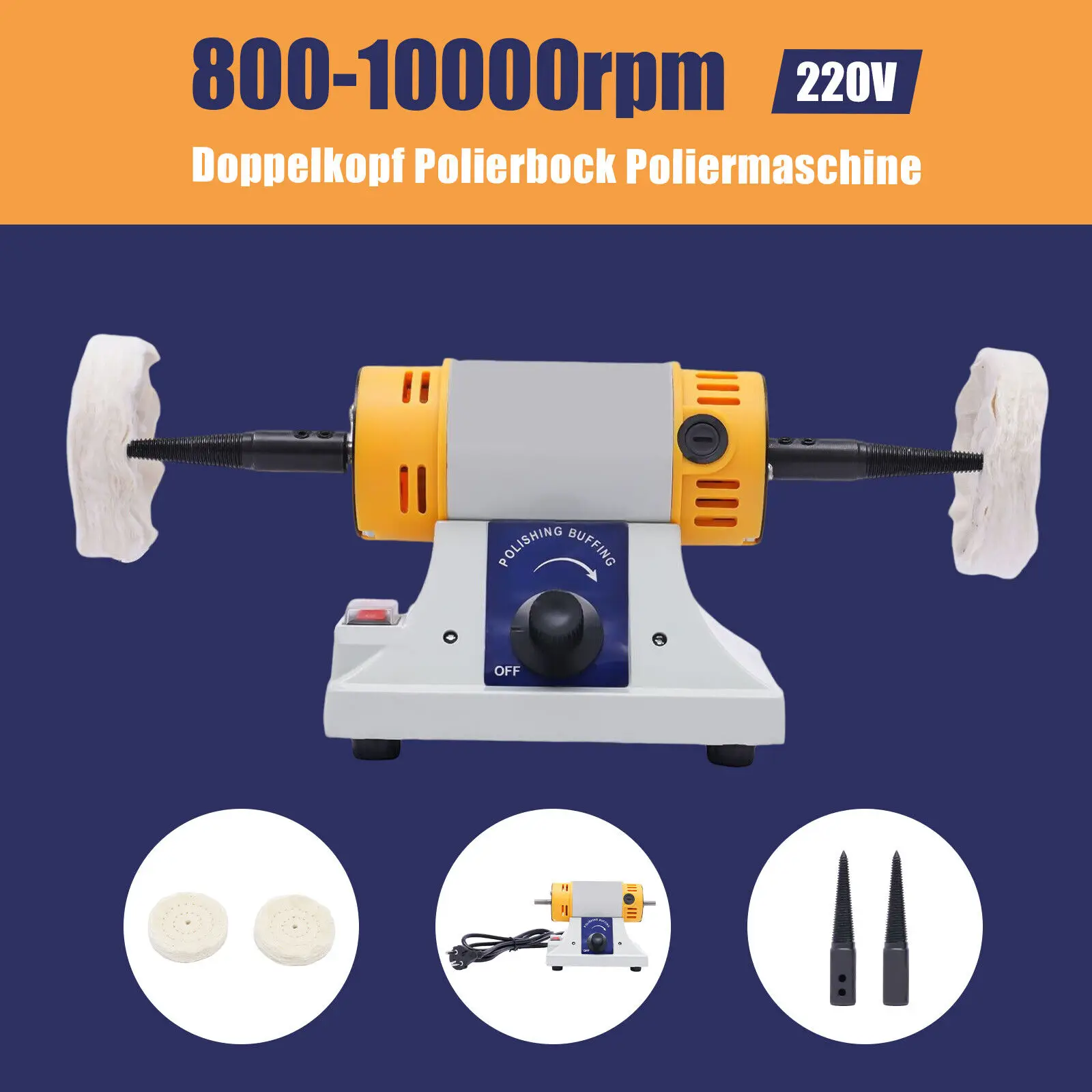 Table-Double-Head-Jewellery-Polishing-Machine-Bench-Grinding-Machine ...