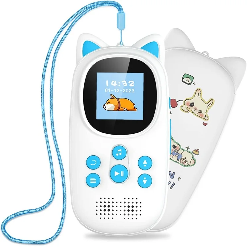 New-Kitty-Style-Kids-MP3-Player-With-Bluetooth-1-44inch-Screen-32G-Mini ...
