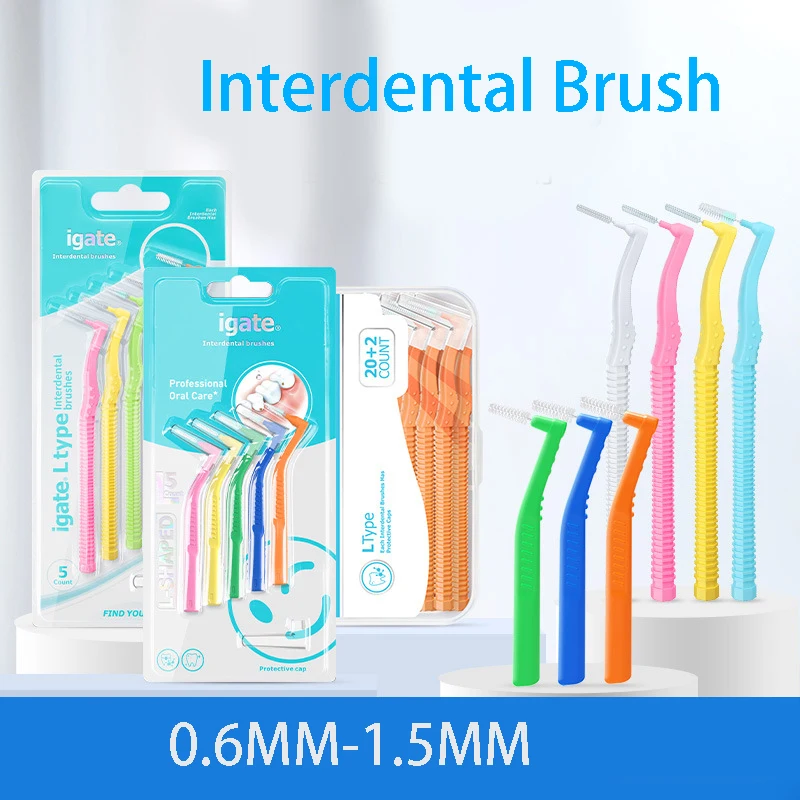 Ultra-fine Soft Interdental Brush Tooth Flossing Teeth 0.6-1.5MM Oral ...