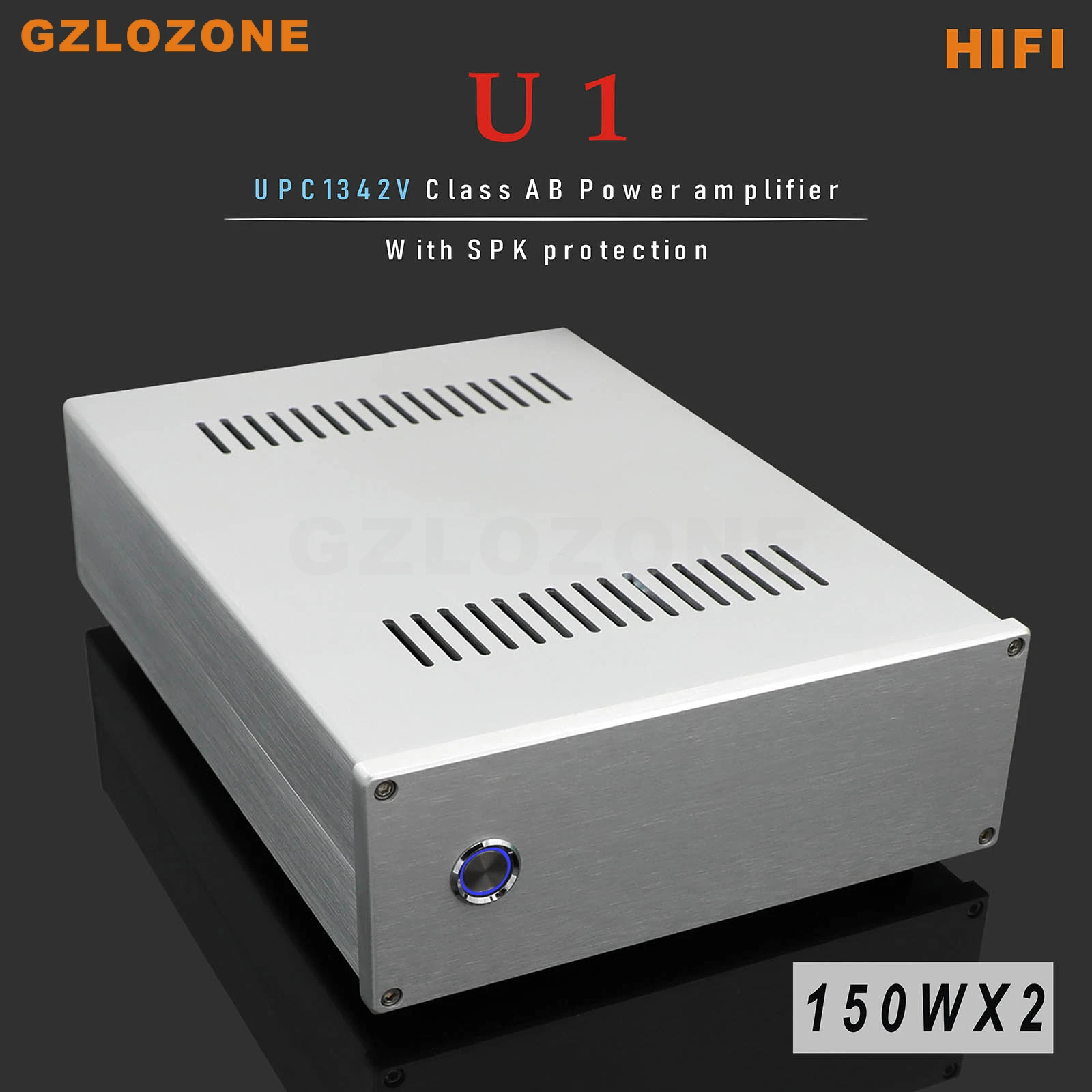 Amplificador de potencia U1 HIFI clase AB, UPC1342V + NJW0281G/NJW0302G ...