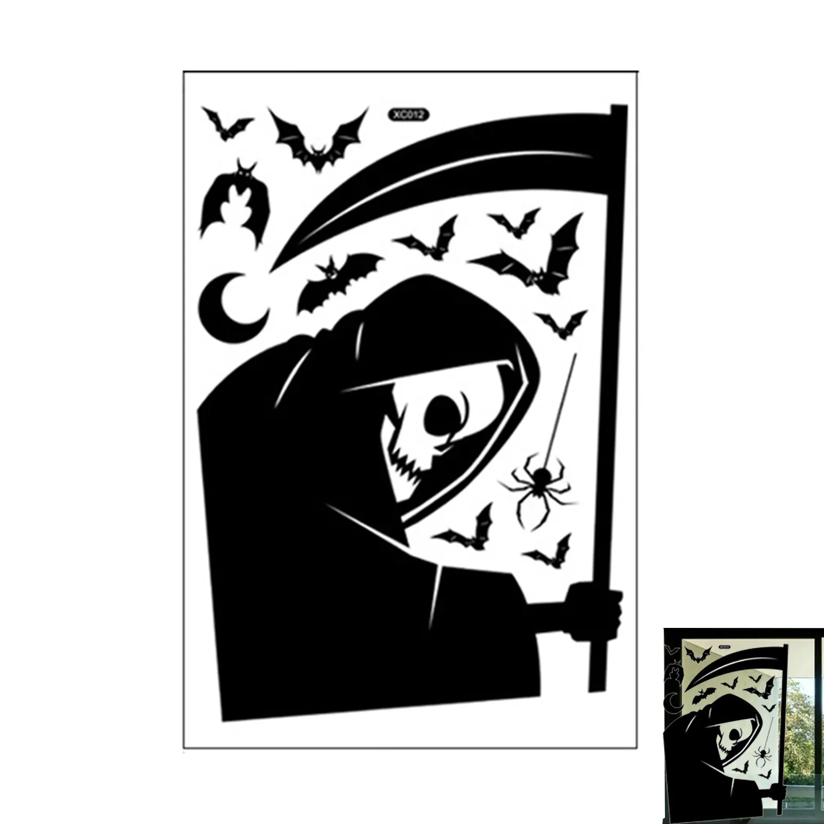 Grim Reaper Side Silhouette