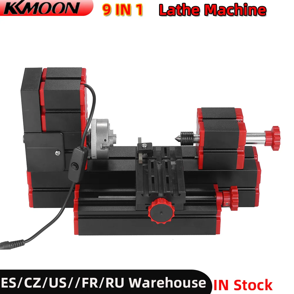 Mini Drehmaschine 9 in 1 DIY Motorisierte Transformator Mehrzweck ...