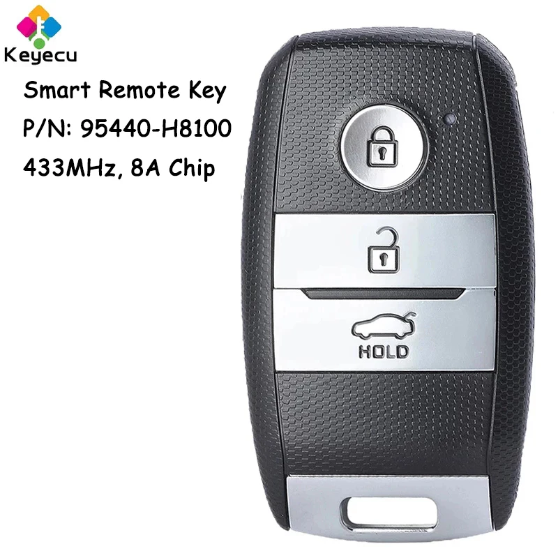 KEYECU-Replacement-Smart-Remote-Control-Car-Key-With-3-Buttons-433MHz ...