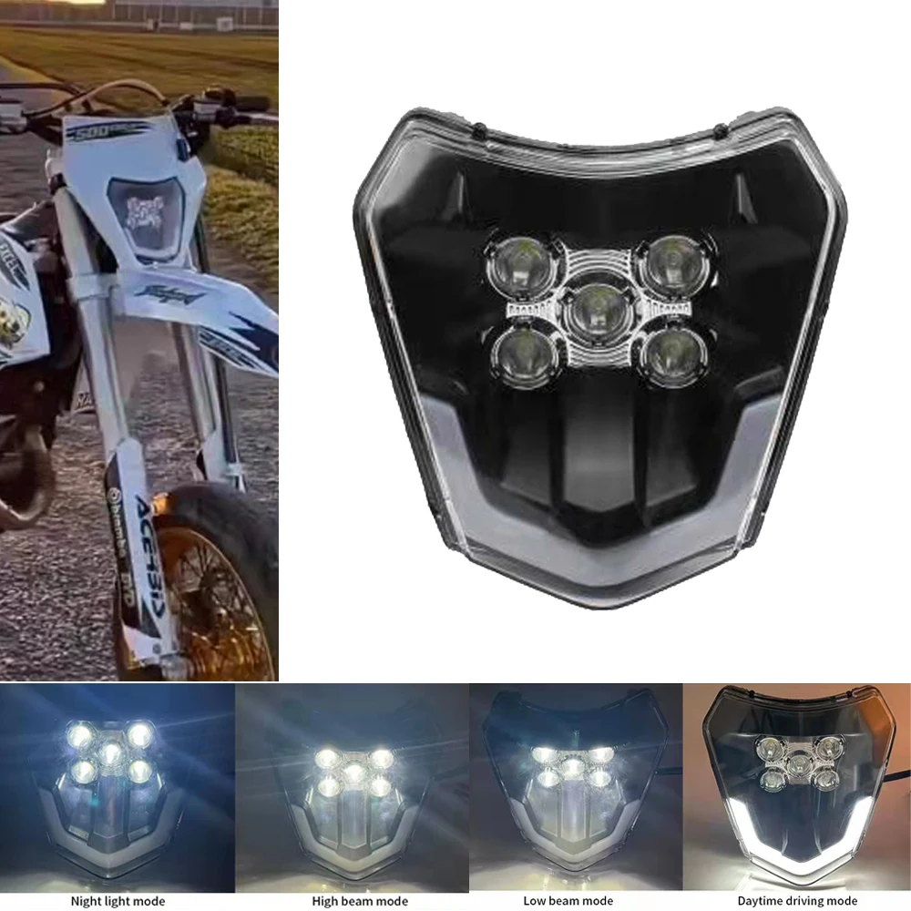 2022-Motorcycle-LED-Headlight-DRL-Head-Light-Lamp-Light-Wick-For-KTM ...