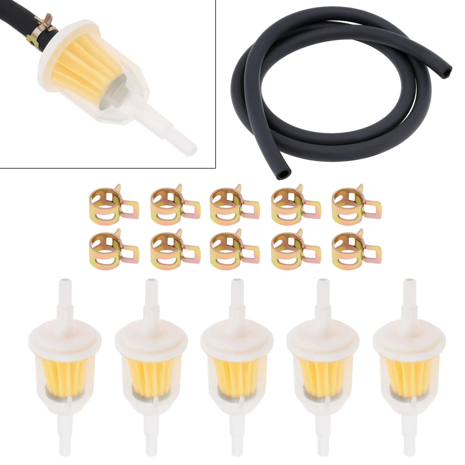 1-4-Inch-ID-Fuel-Hose-Filter-Tube-Clamp-Fuel-Line-for-Motorcycle-Car ...