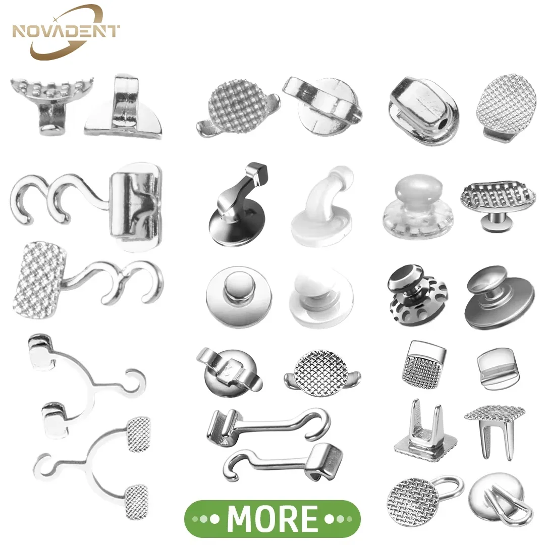 10Pcs-Dental-Orthodontic-Lingual-Button-Direct-Bond-Eyelet-Round ...