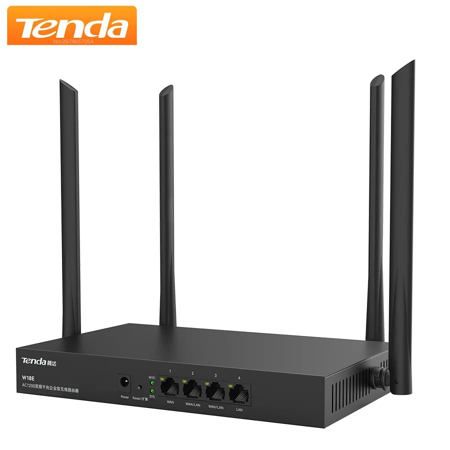 Tenda-W18E-Wireless-WiFi-Enterprise-Hotspot-Router-4-LAN-Gigabit ...