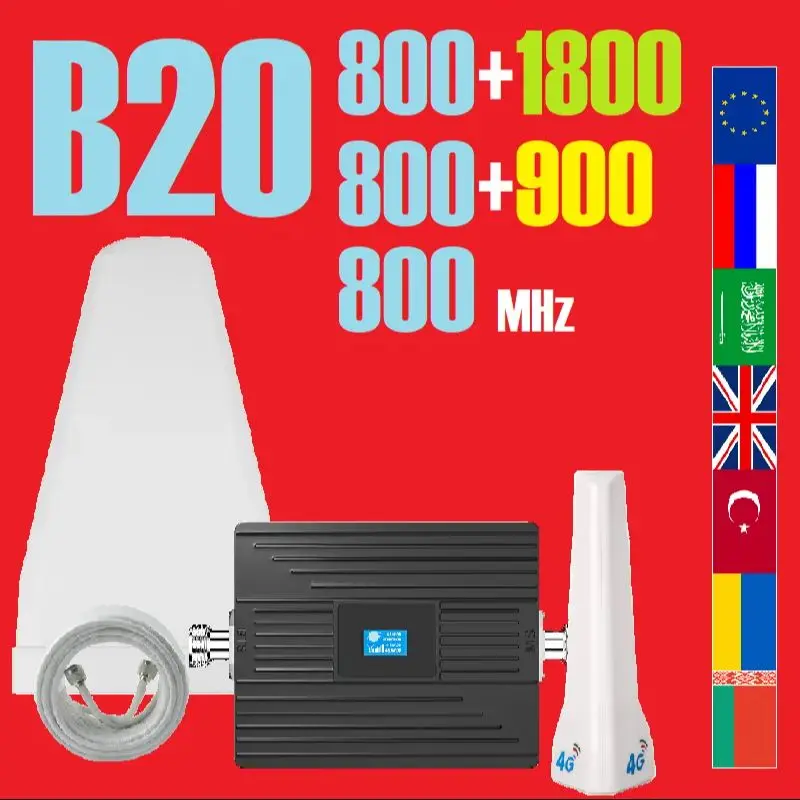 B20 B8 B3 800MHZ 900MHz 1800MHZ Single Band two Bands Europe Mobile ...