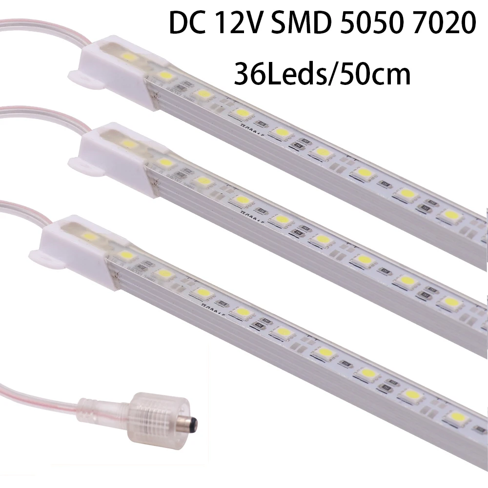 12V Led Licht Bar 50CM SMD 5050 7020 36Leds IP67 Wasserdicht Harte Starre LED Streifen Licht für ...
