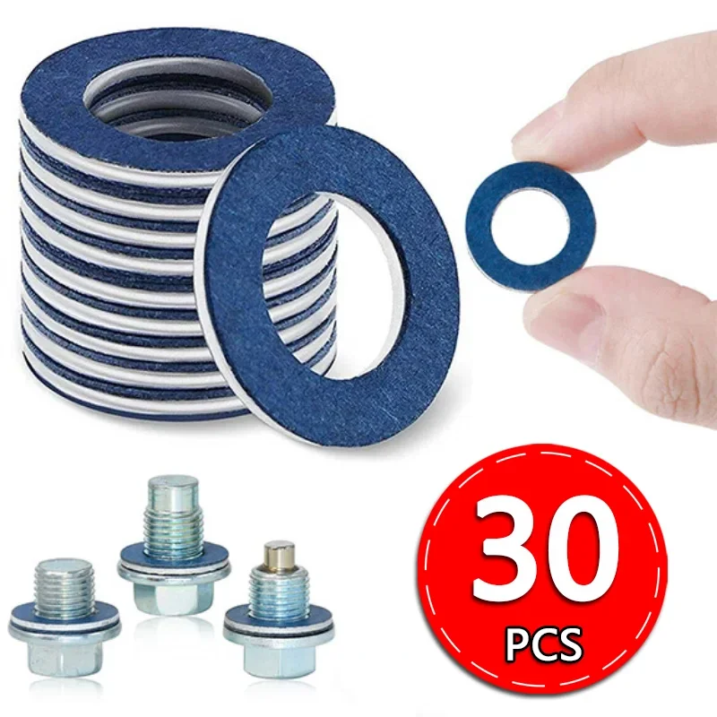Screw Gasket Oil Drain Sump Plug Washers Hole for Toyota OE90430-12031 ...