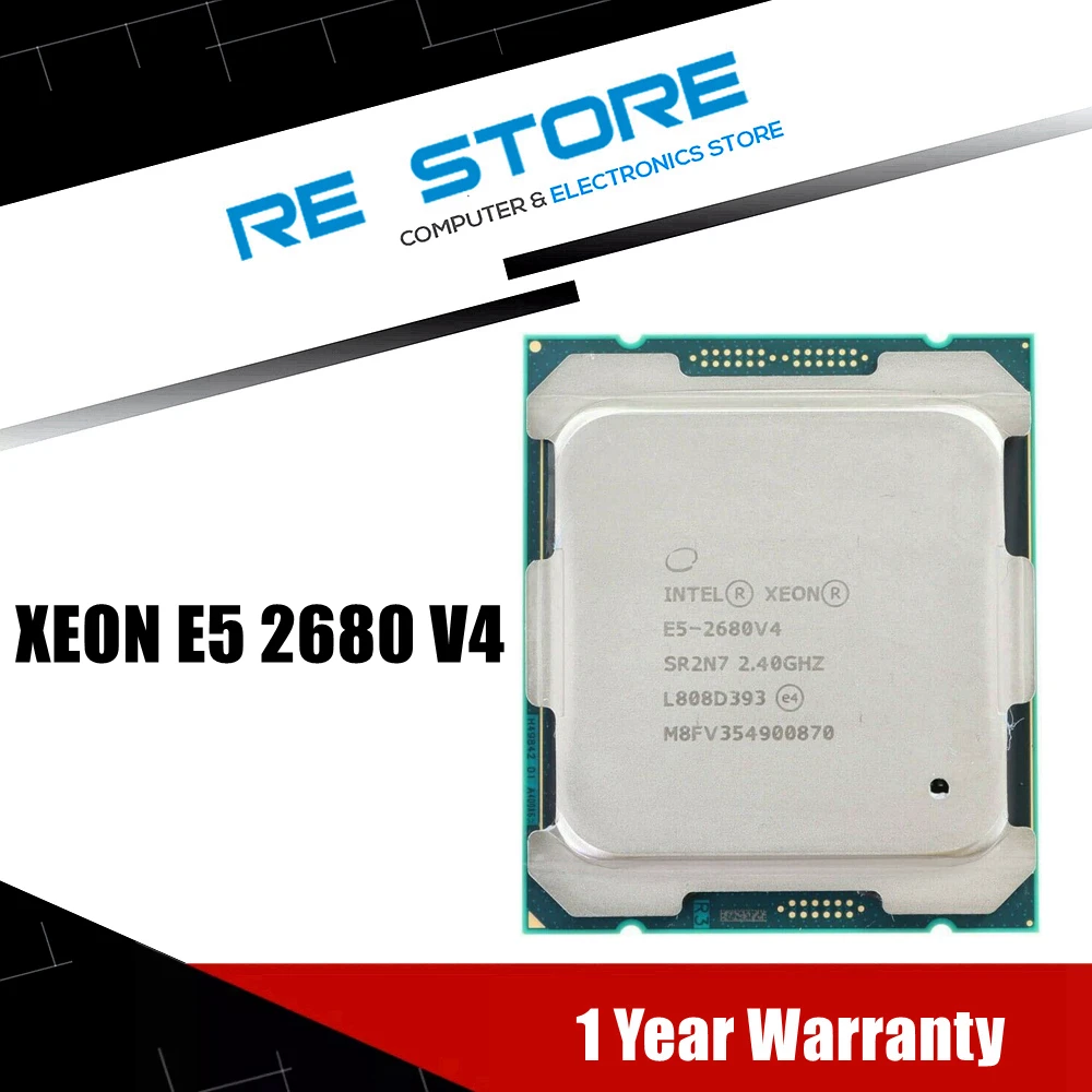 Intel Xeon E5 2680 V4 Cpu Processor 14 Core 2.40ghz 35mb L3 Cache 120w ...