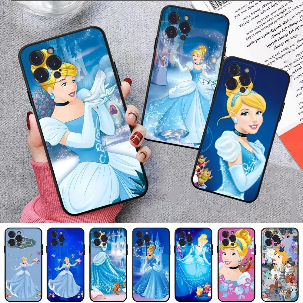 Disney-Cinderella-Princess-Phone-Case-For-iPhone-15-14-11-12-13-Mini ...