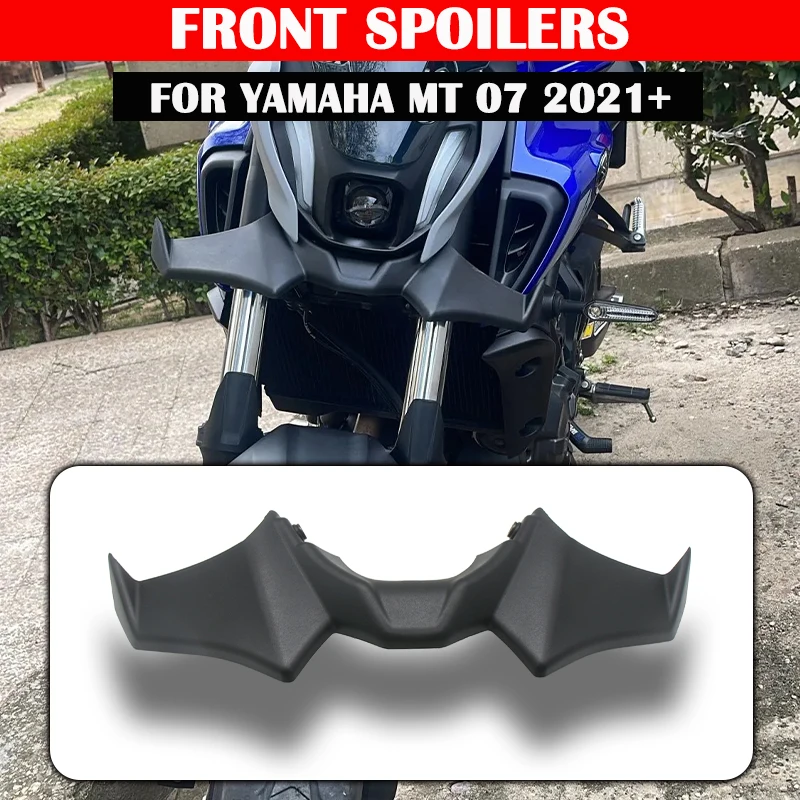 Motorcycle-Accessories-Black-Naked-Front-Downforce-Spoiler-Winglet ...