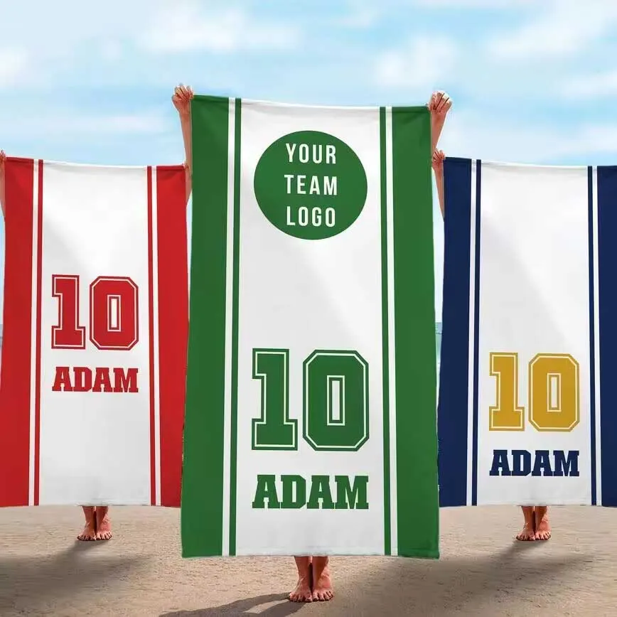 Sport-Team-Personalized-Beach-towel-Baseball-Team-Logo-Custom-Pool ...