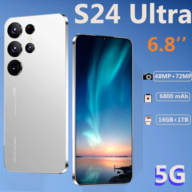 S24-Ultra-Smartphone-Desbloqueio-Facial-12GB-512GB-6800mAh-48-72MP-Dual ...