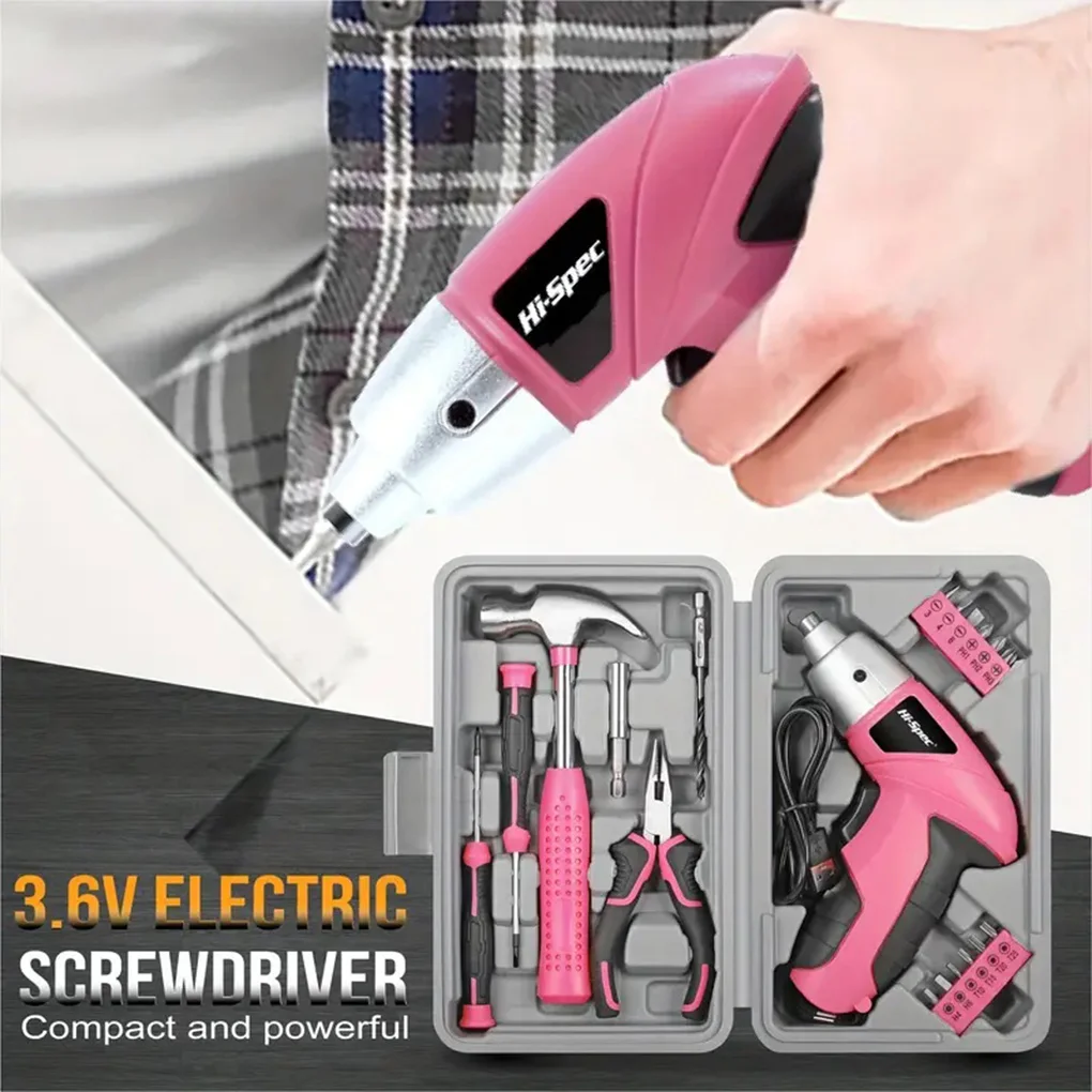 3.6V Electric Screwdriver Small Household Hand Drill Multi-function ...