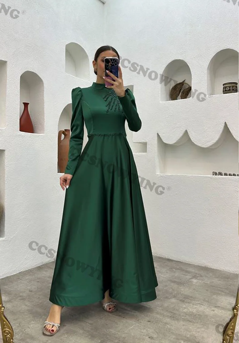 Satin-Appliques-Beaded-Hijab-Muslim-Evening-Dresses-Islamic-Long-Sleeve ...