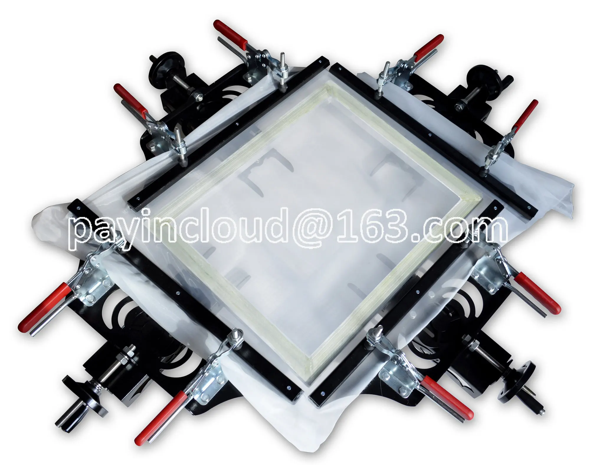 006261SPE6060 Type Manual Stretching Machine Silk Screen Printing ...