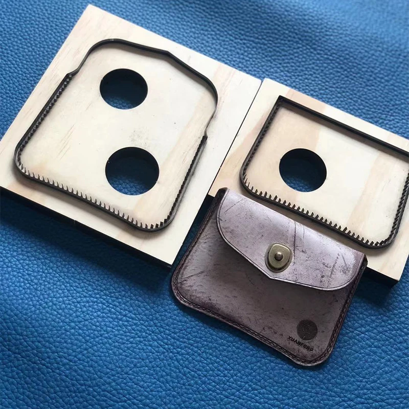 Handmade Leather Card Bag Cutting Die Molds ,Customzied Leather Coin ...