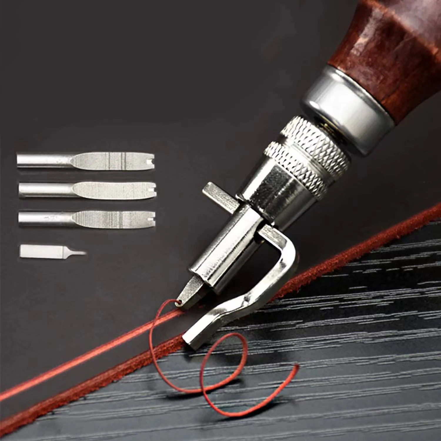 DIY-Tools-Professional-Leathercraft-Adjustable-Stitching-Groover-Crease ...