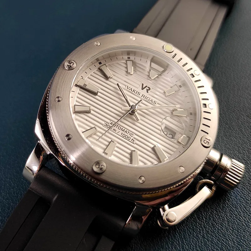 Men-s-automatic-mechanical-watch-homage-Italian-military-watch-with ...