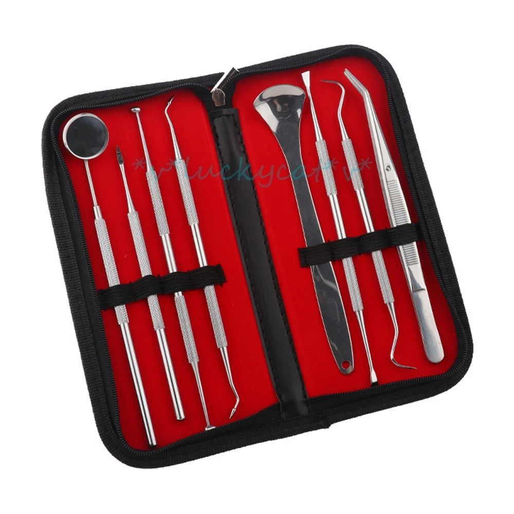 new-arrival-Stainless-Steel-Dental-Tools-6-8-Piece-Set-Double-Probe ...