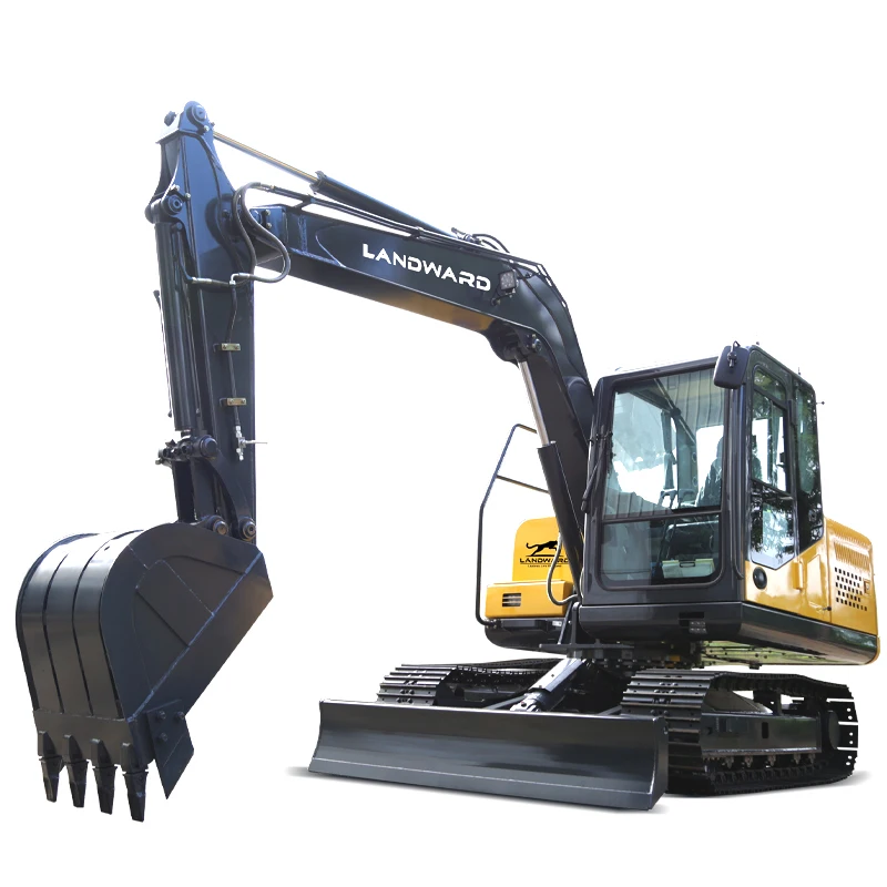 Earthmoving-Machinery-High-Efficiency-8T-Crawler-Excavator-Agriculture ...