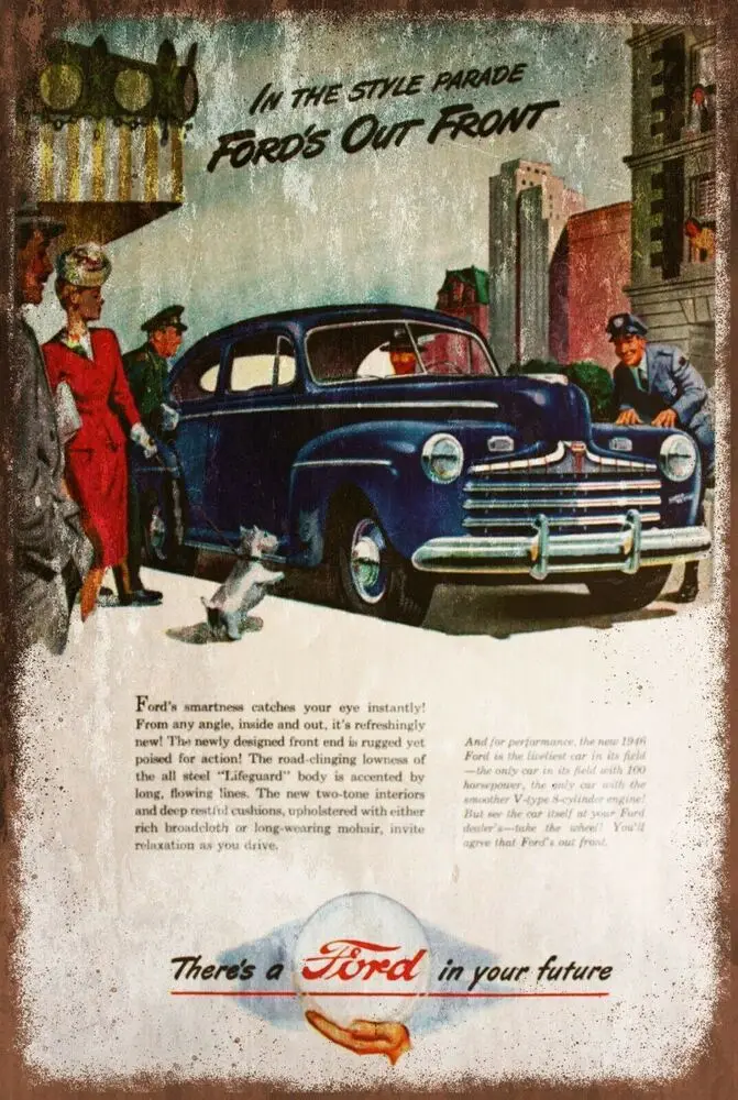 Vintage Ford Car Ads