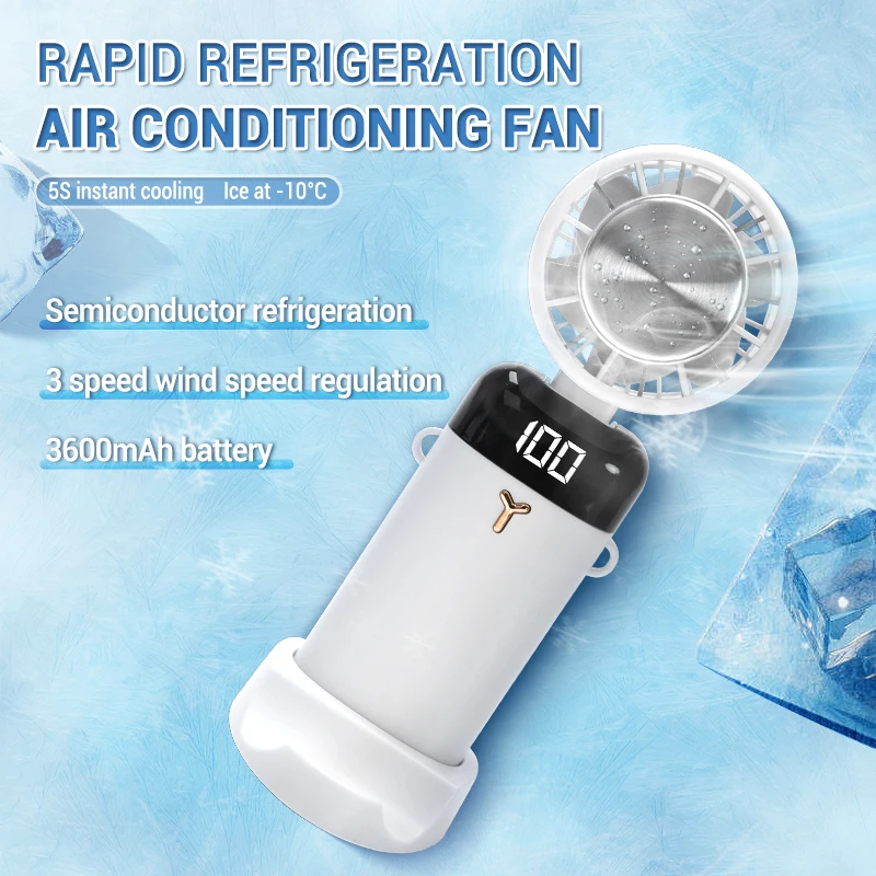 1200-3600mAh-Mini-Portable-Fan-USB-Refrigeration-Cooling-Desktop ...