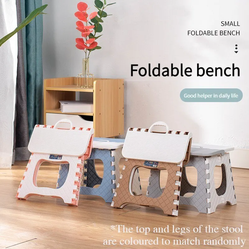 Plastic Folding Stool Stepstool Multifunction Portable Household ...