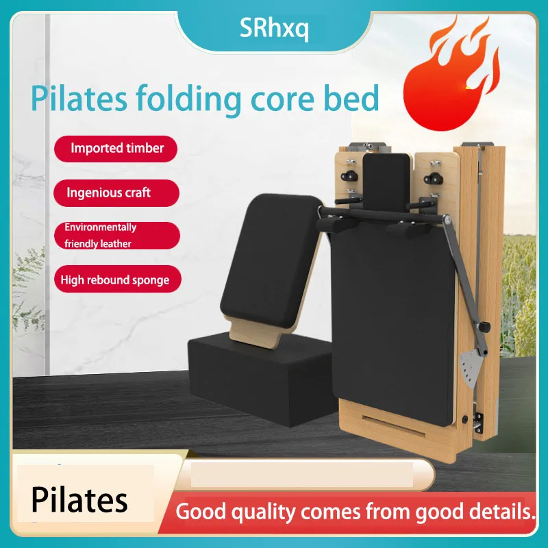 Pilates-core-bed-Pilates-reformer-machine-Foldable-Wood-Fitness ...