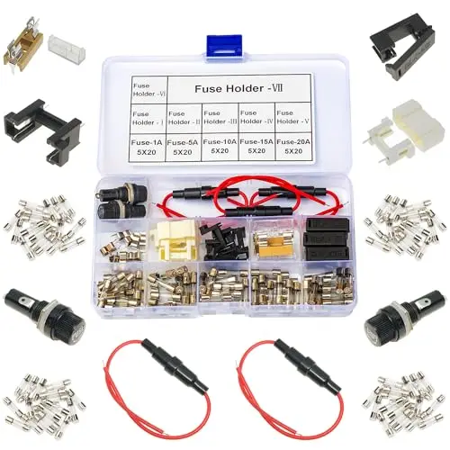 Fuses-Fuse-Holders-5X20mm-250V-Assortment-Kit-1A-5A-10A-15A-20A ...