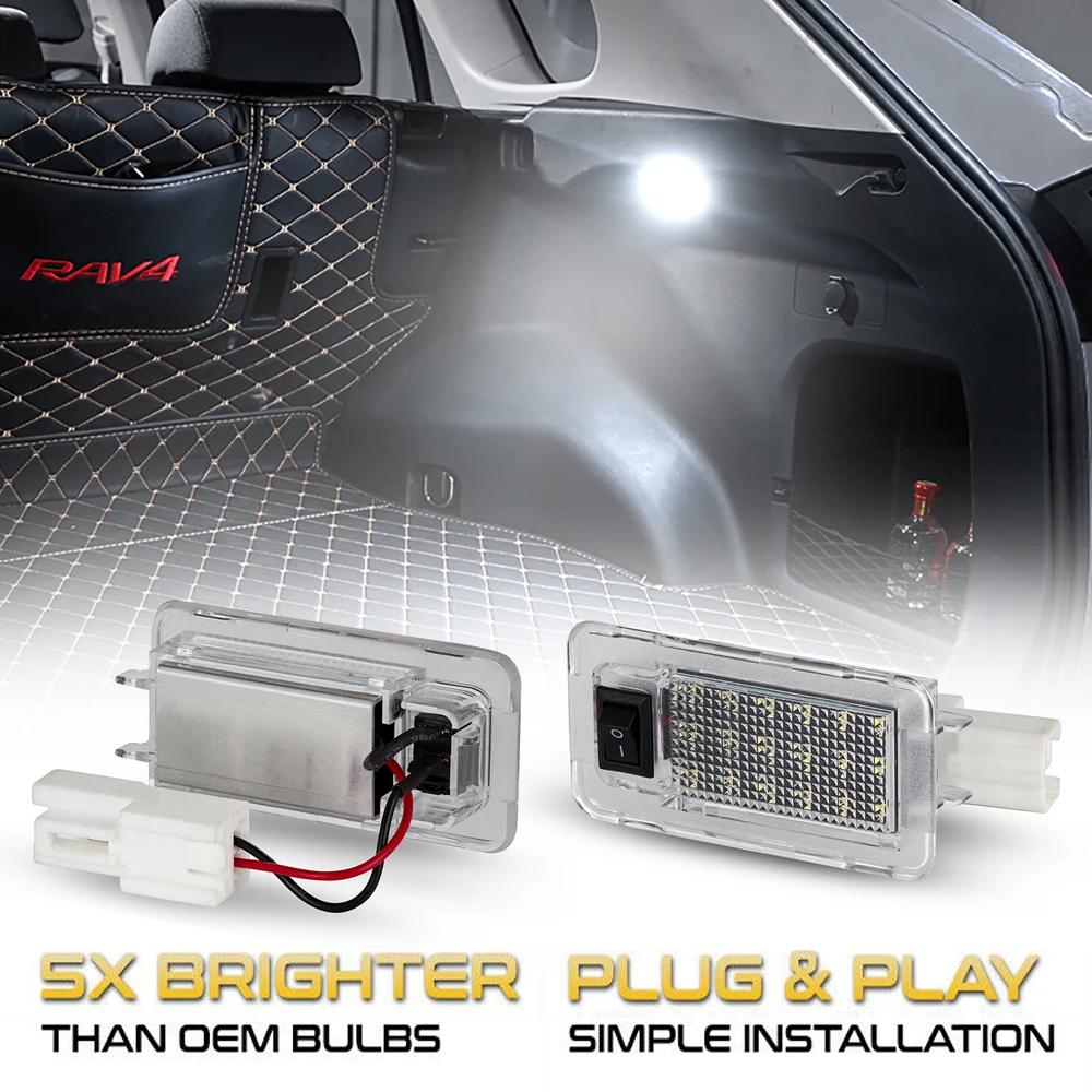 1PC-LED-Luggage-Compartment-Light-Trunk-Boot-Lamps-For-Toyota-RAV4-MK5 ...