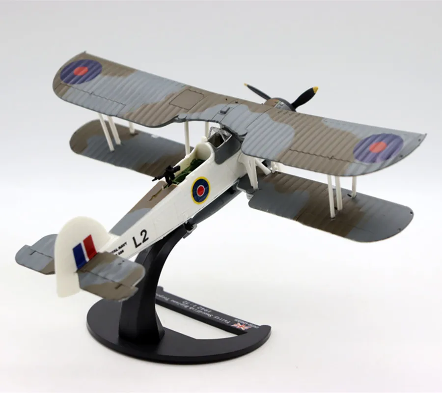 NEW-1-72-Fairey-Swordfish-Biplane-1942-UK-WW2-Airplane-Fighter-Model ...
