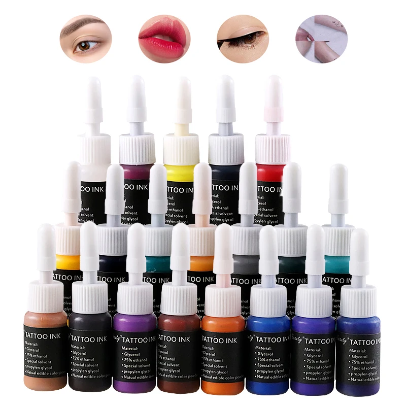 5ML-Tattoo-Ink-Pigment-Body-Art-Tattoo-Set-Professional-Beauty-Coating ...