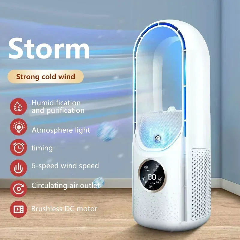 Portable-mini-air-conditioner-USB-air-cooler-bladeless-electric-fan-6 ...