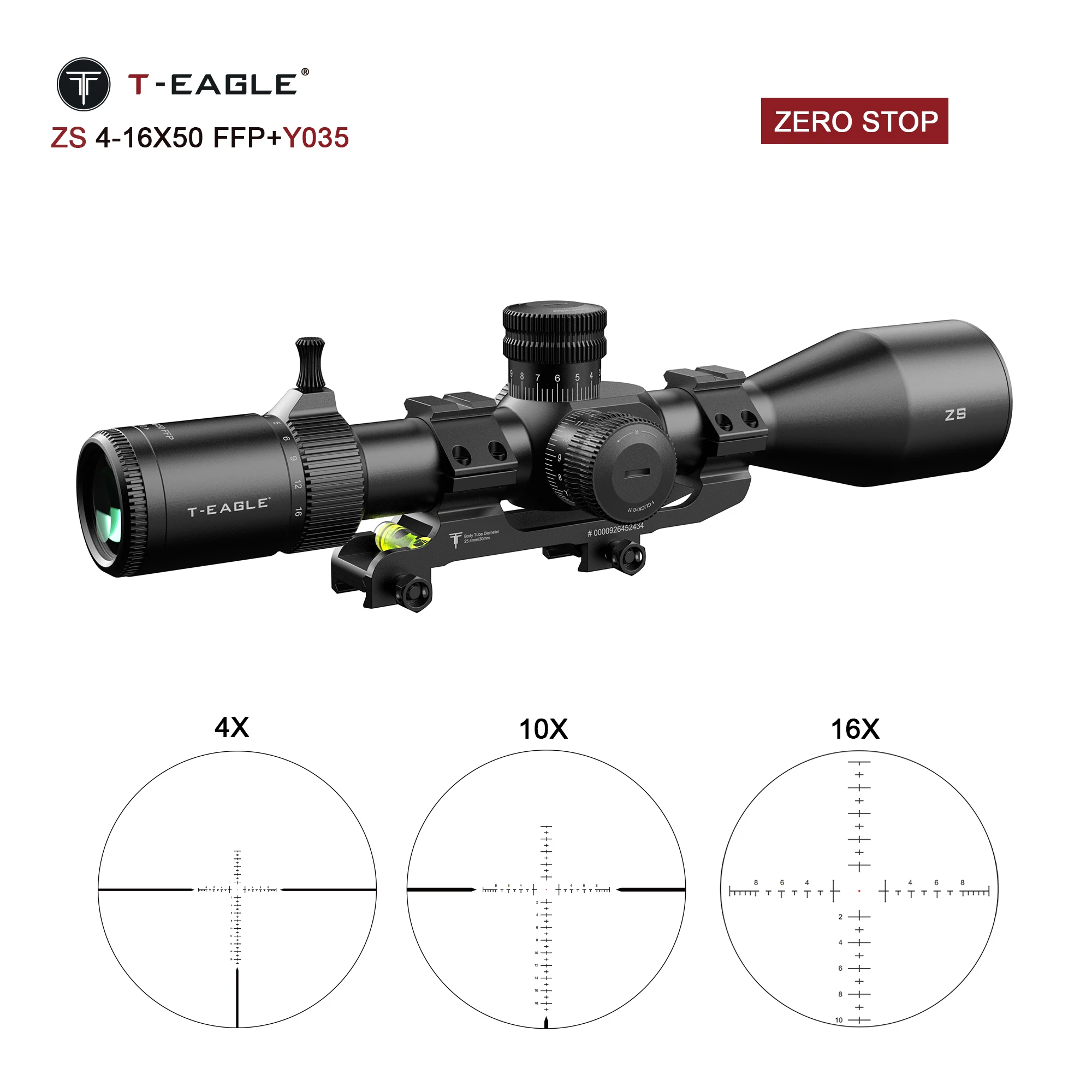 T-EAGLE-ZS-4-16x50-FFP-Tactical-Scope-With-Zero-Stop-Riflescope-For ...