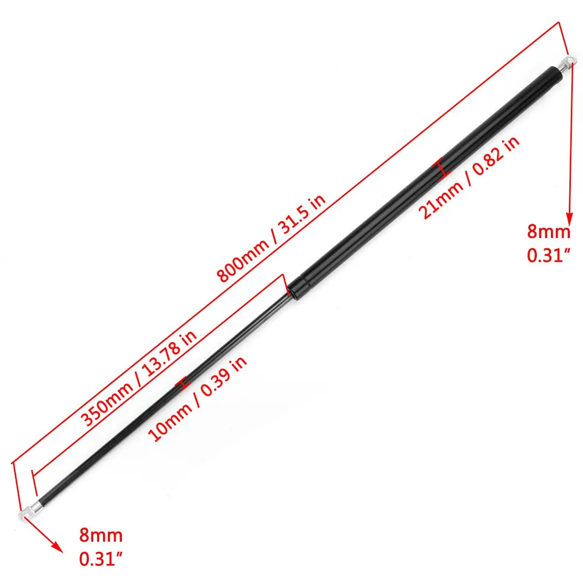 800mm-1pcs-250N-Car-Gas-Strut-Bars-Gas-Spring-Hood-Support-Rod-Shock ...