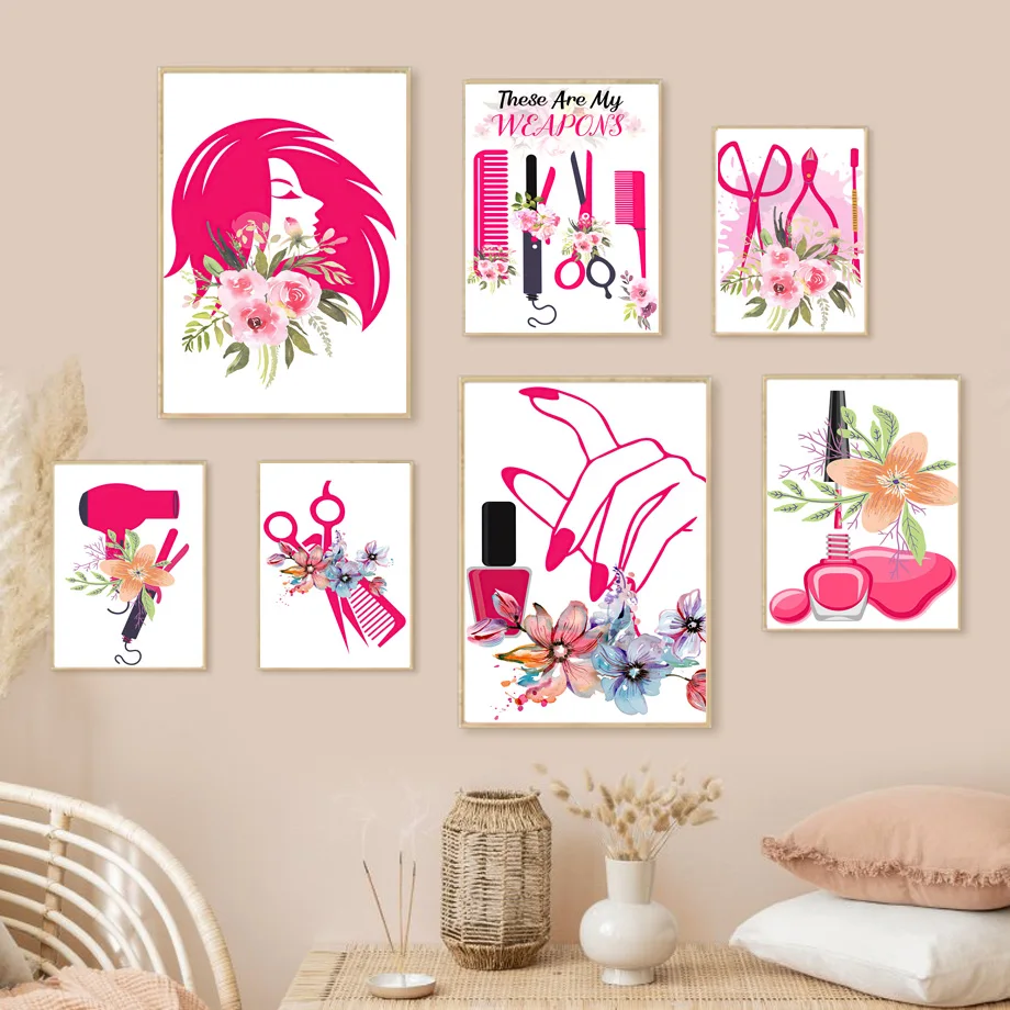 Nail Salon Wall Decor