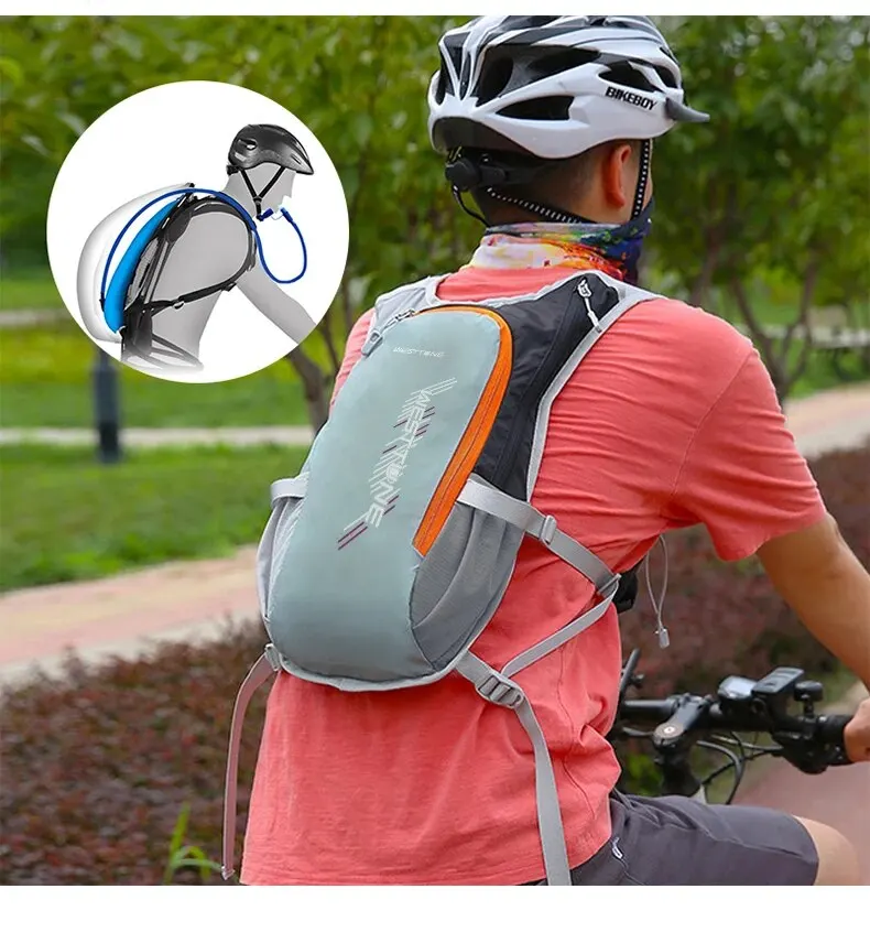 WESTTUNE Bicycle Backpack with 1.5L Water Bag Waterproof Ultralight ...