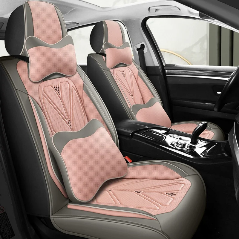 Peach color car seat covers store