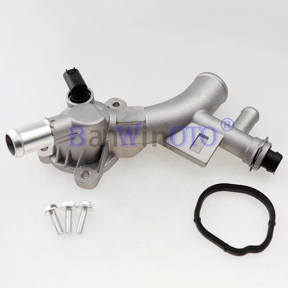 Car-Thermostat-Housing-Engine-Coolant-Water-Pump-Outlet-fit-for ...